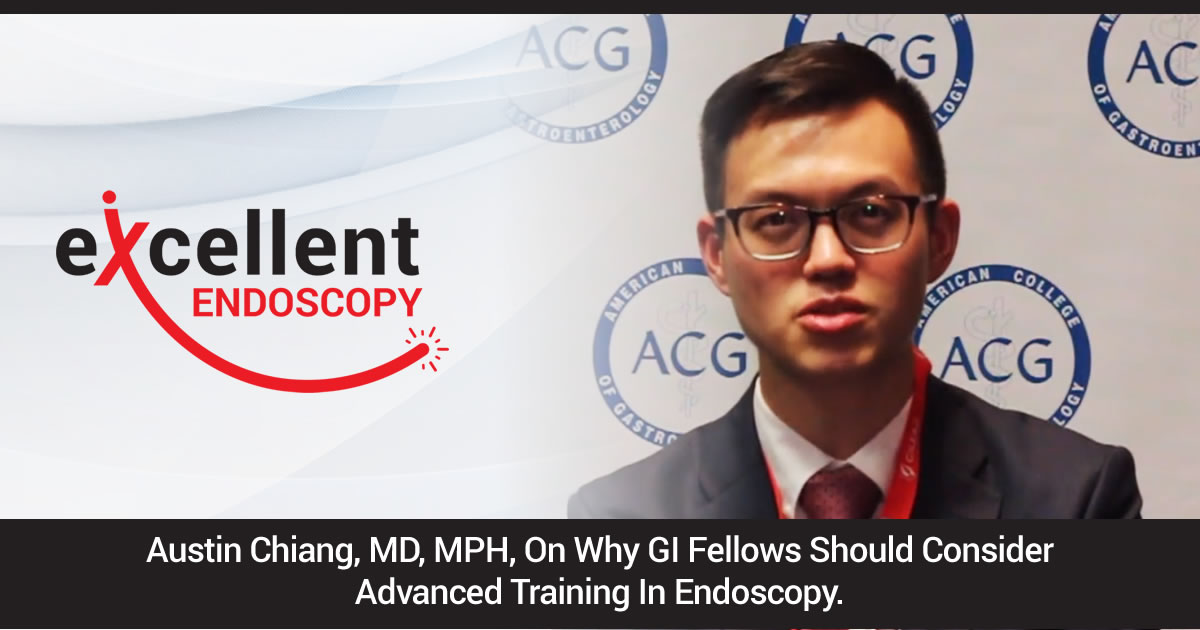 Austin Chiang, MD, MPH, On Why GI Fellows Should Consider Advanced ...